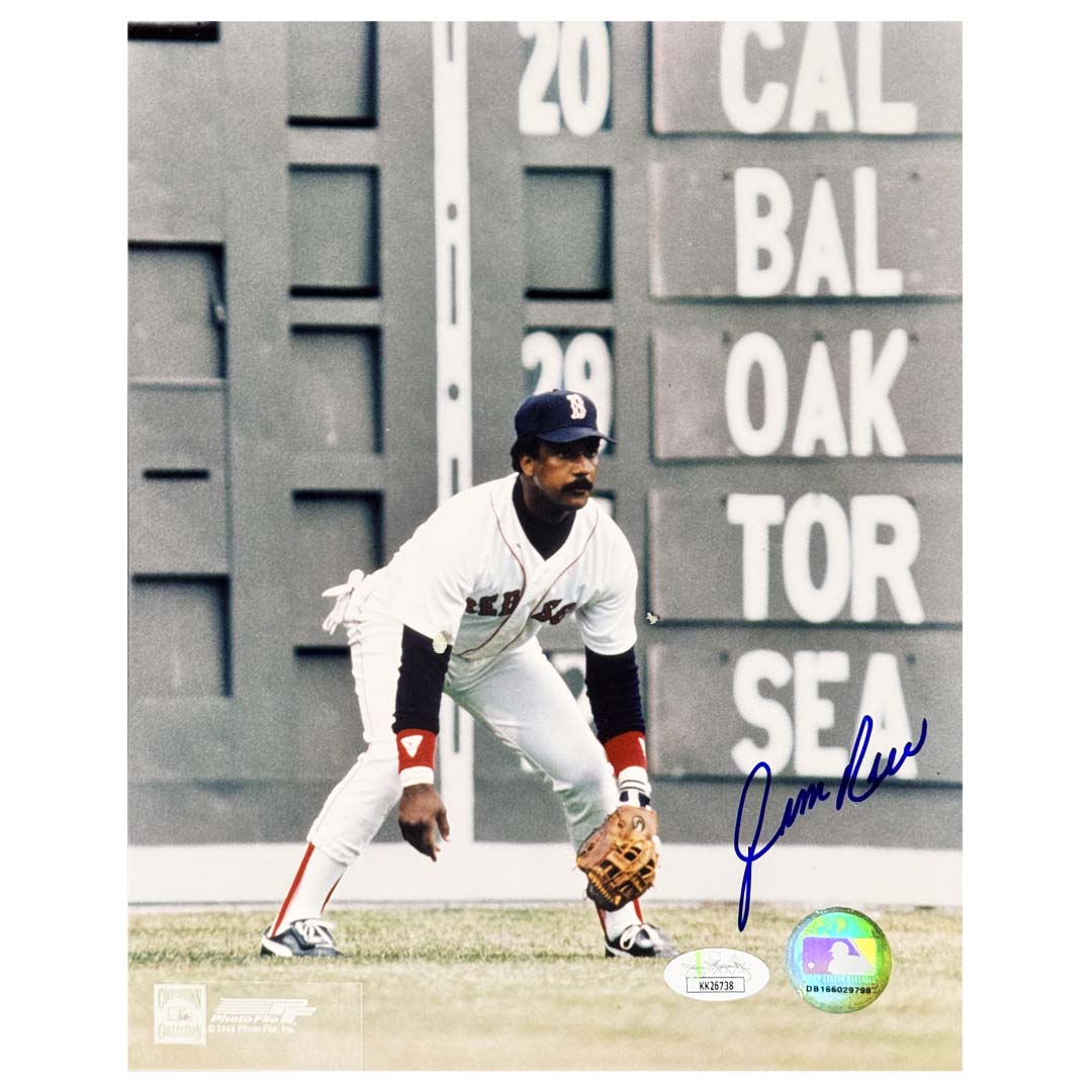 Jim Rice Signed Boston Pose 1 Baseball 8x10 Photo (JSA) — RSA