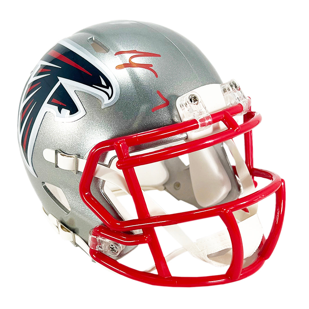 Bijan Robinson Signed Atlanta Falcons Flash Speed Mini Football Helmet ...