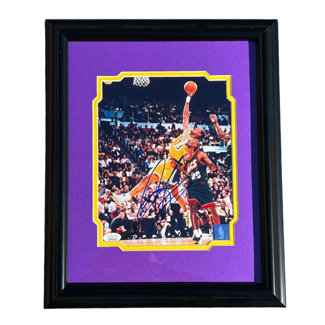 Dennis Rodman Signed Los Angeles Pose 1 Basketball Framed 8x10 Photo ...