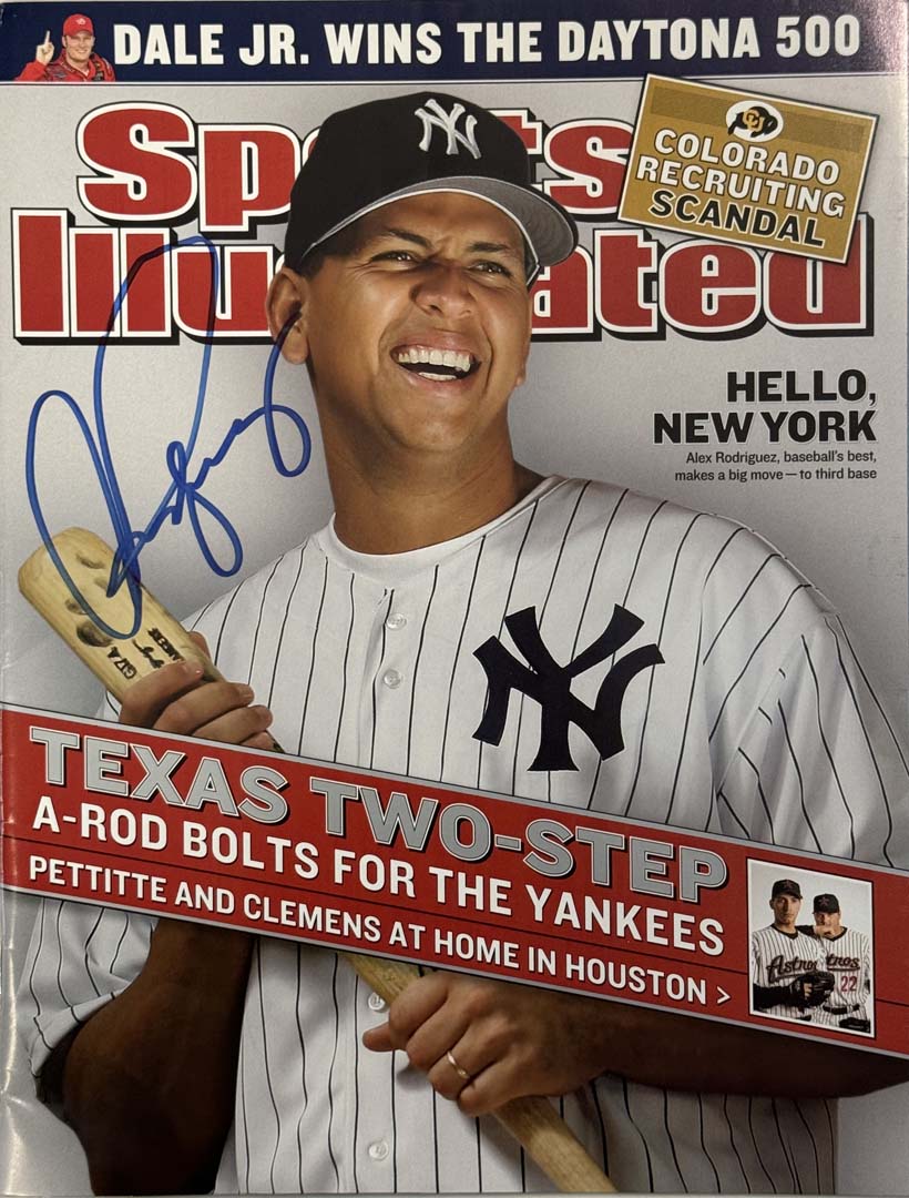Alex Rodriguez Signed Sports Illustrated 2/23/2004 Issue (JSA) — RSA