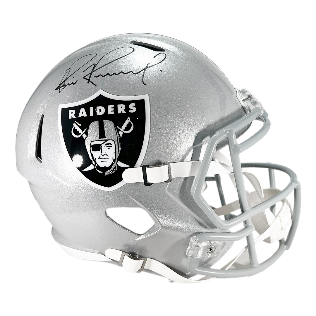 Bill Romanowski Signed Las Vegas Raiders Speed Full-Size Replica Footb ...