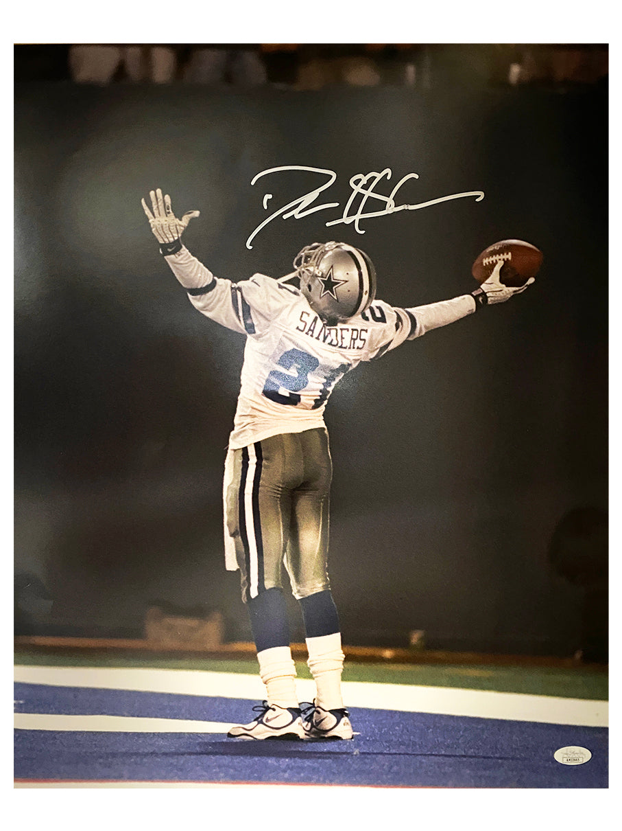 Deion Sanders Signed Dallas Touchdown 16x20 Photo (JSA) — RSA