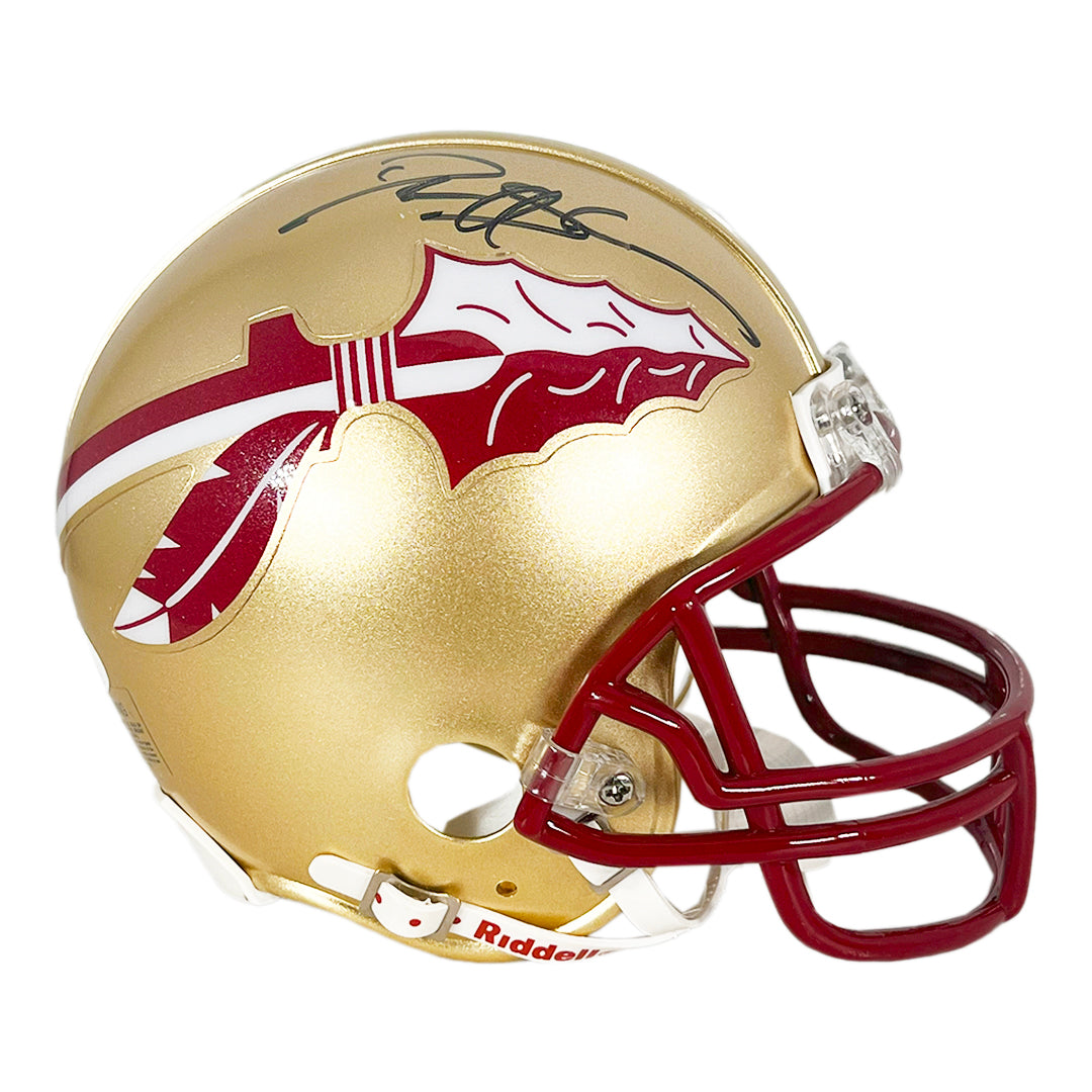 Deion Sanders Signed Florida State Seminoles Mini Football Helmet (JSA ...
