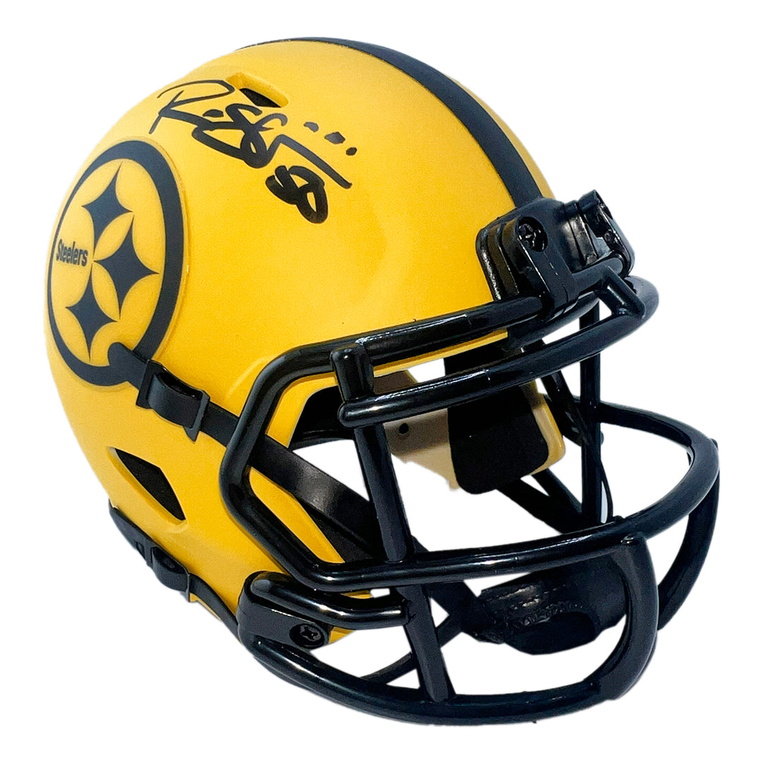 Ryan Shazier Signed Pittsburgh Steelers Rave Mini Football Helmet (JSA ...