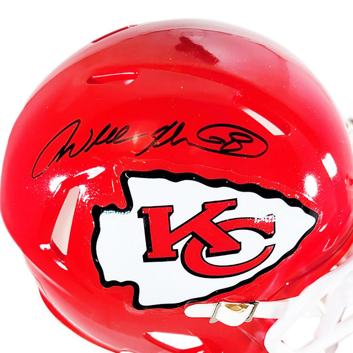 Will Shields Signed Kansas City Chiefs Speed Mini Football Helmet (JSA ...
