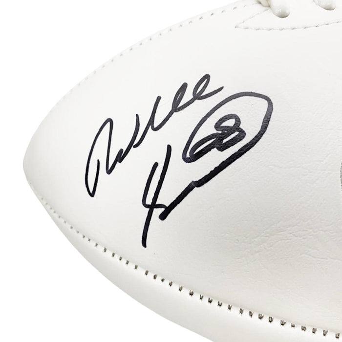 Will Shields Signed Kansas City Chiefs Official NFL Team Logo White Fo ...