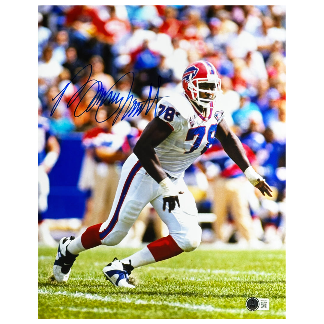 Bruce Smith Signed 11x14 Football Photo (Beckett) — RSA