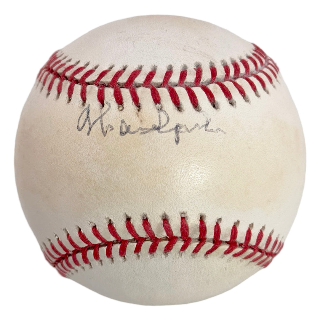 Warren Spahn Signed Rawlings Official Major League Baseball (JSA) — RSA
