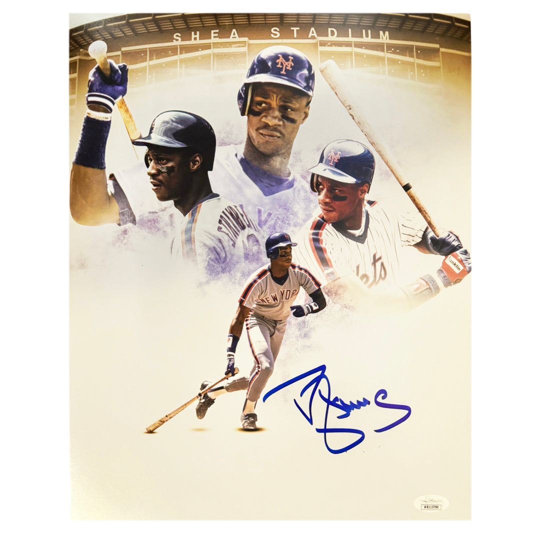 Darryl Strawberry Signed New York Shea Stadium 11x14 Baseball Photo (J ...