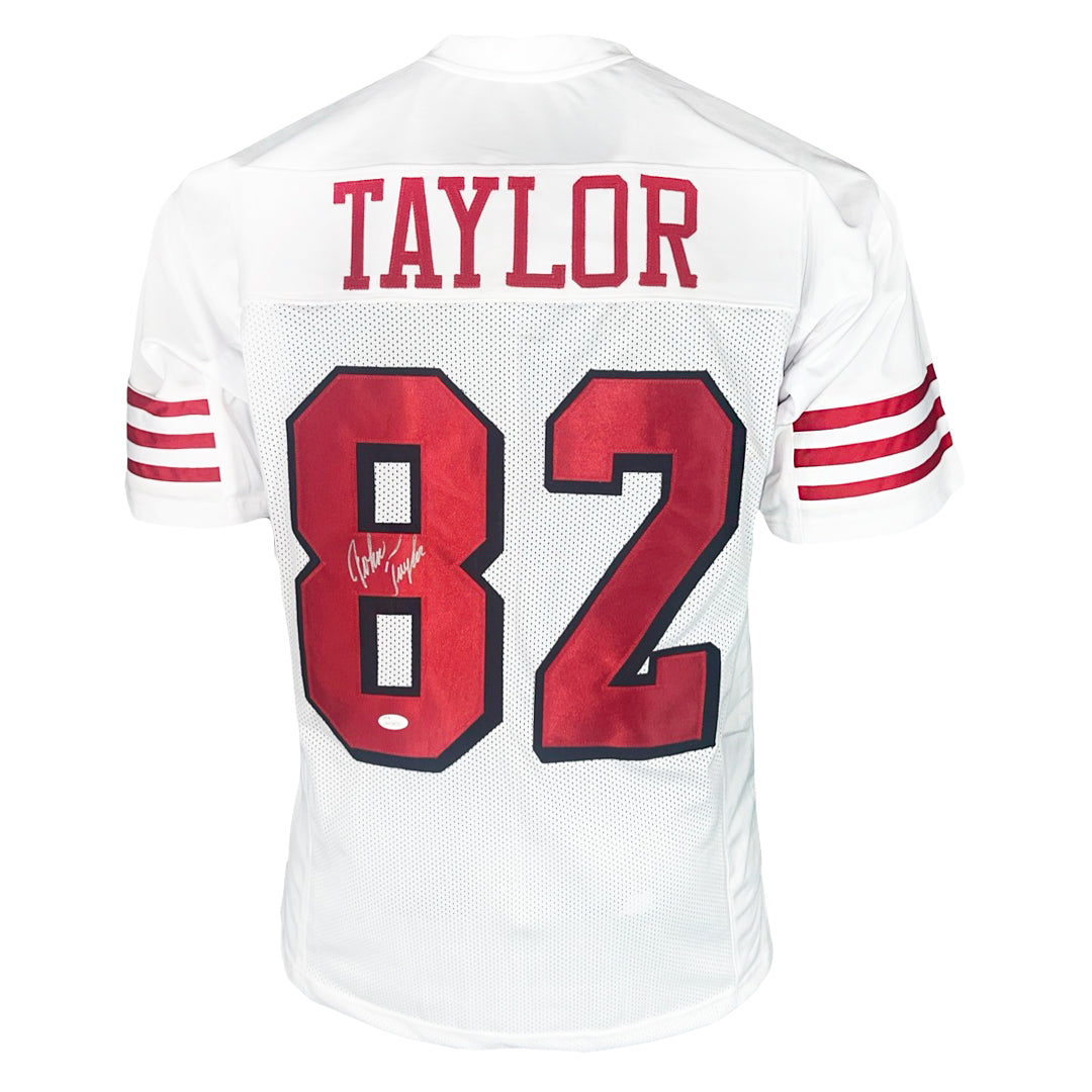John Taylor Signed San Francisco White Shadow Numbers Football Jersey — RSA