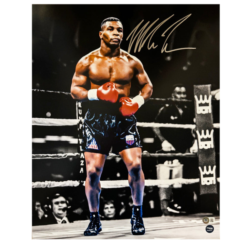 Mike Tyson Signed Boxing 16x20 Photo (Beckett) — RSA