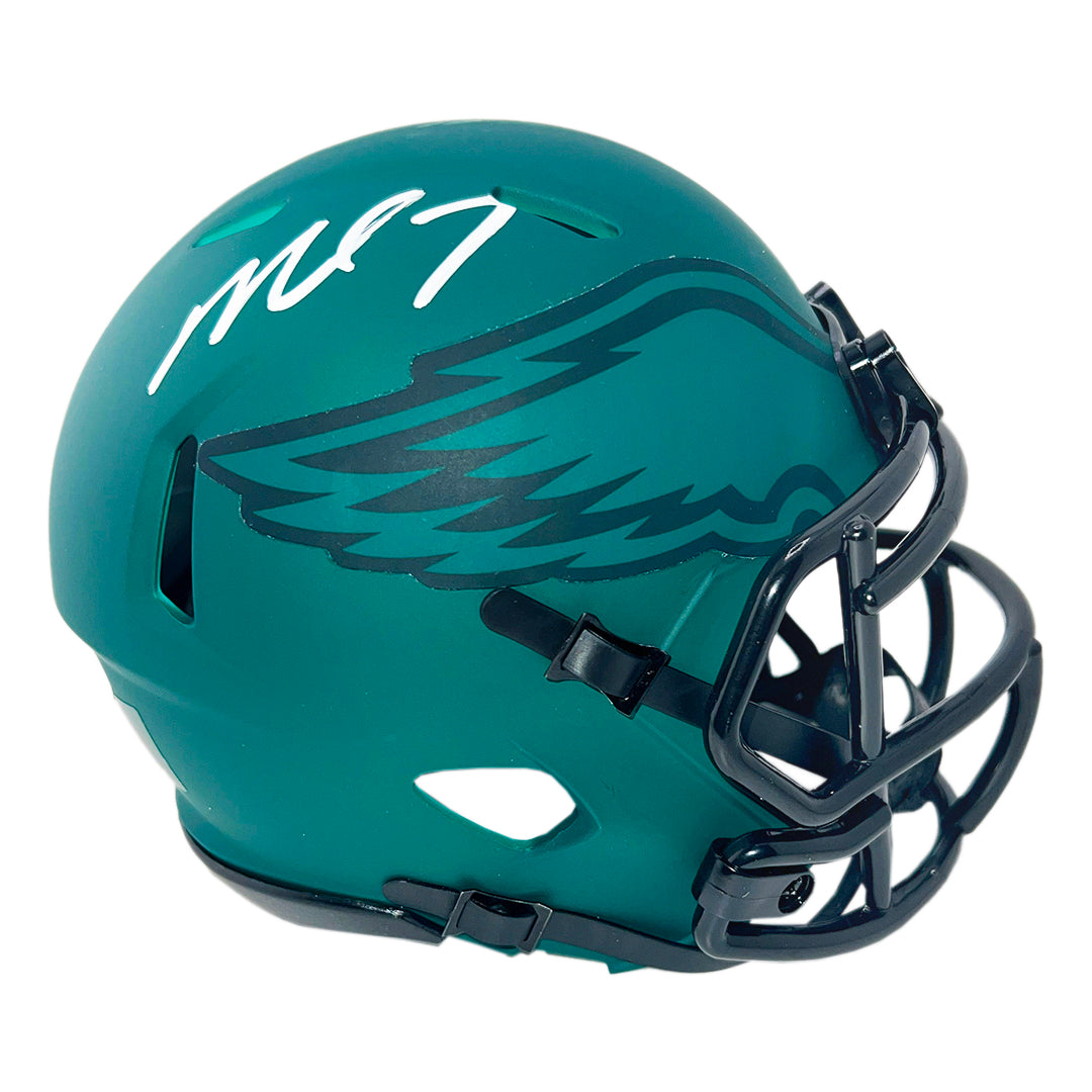 Michael Vick Signed Philadelphia Eagles Rave Mini Football Helmet (JSA ...