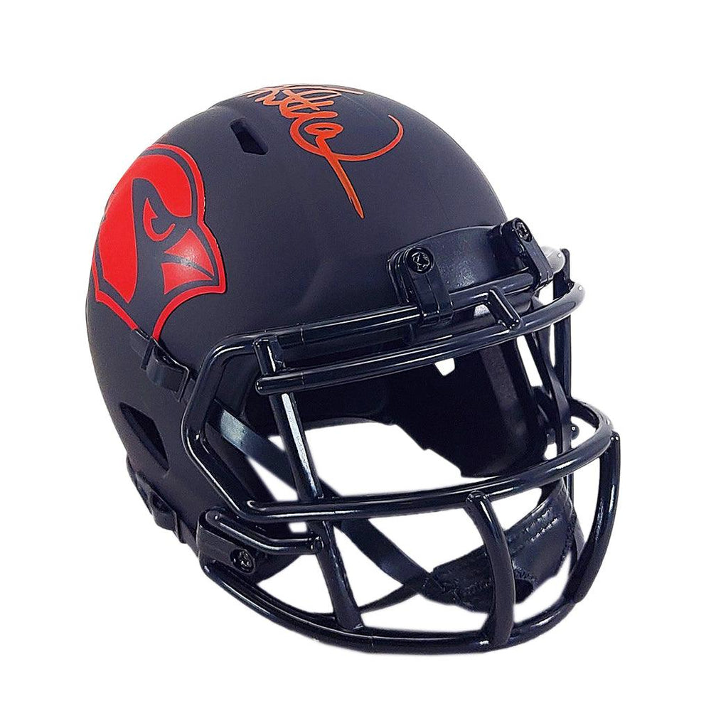 Kurt Warner Signed Arizona Cardinals Eclipse Speed Mini Football Helme ...