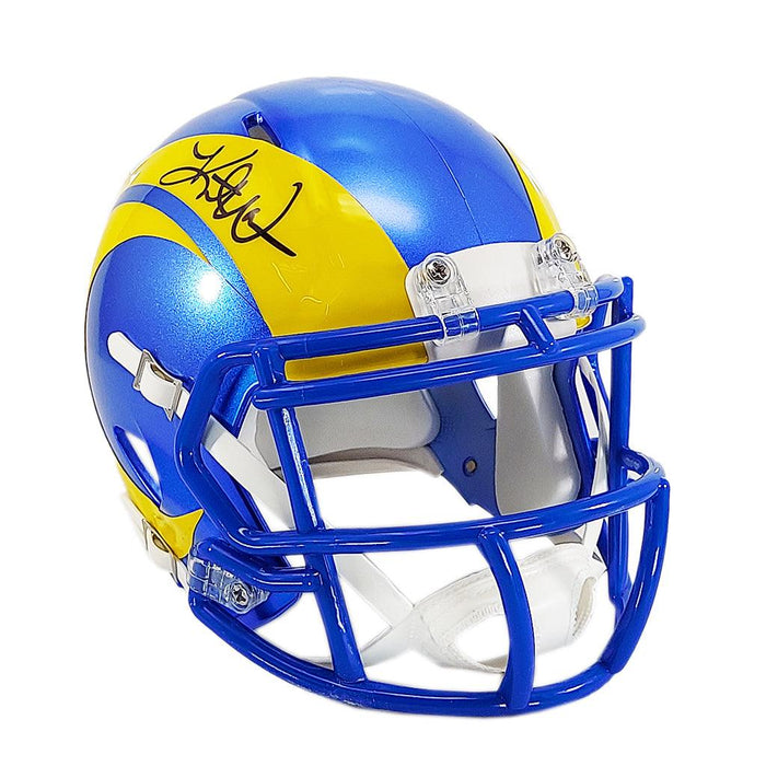 Kurt Warner Signed St. Louis Rams Throwback 2020 Speed Mini Football H ...