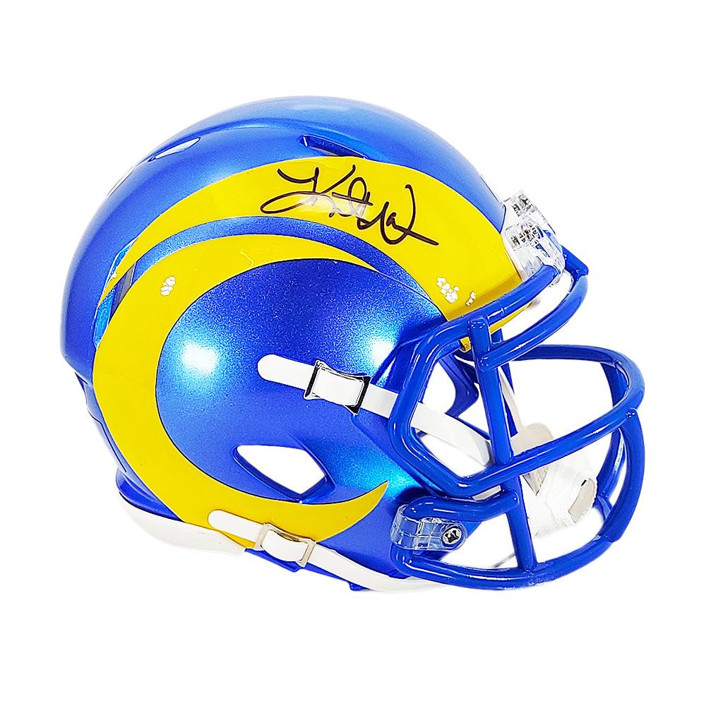 Kurt Warner Signed St. Louis Rams Throwback 2020 Speed Mini Football H ...