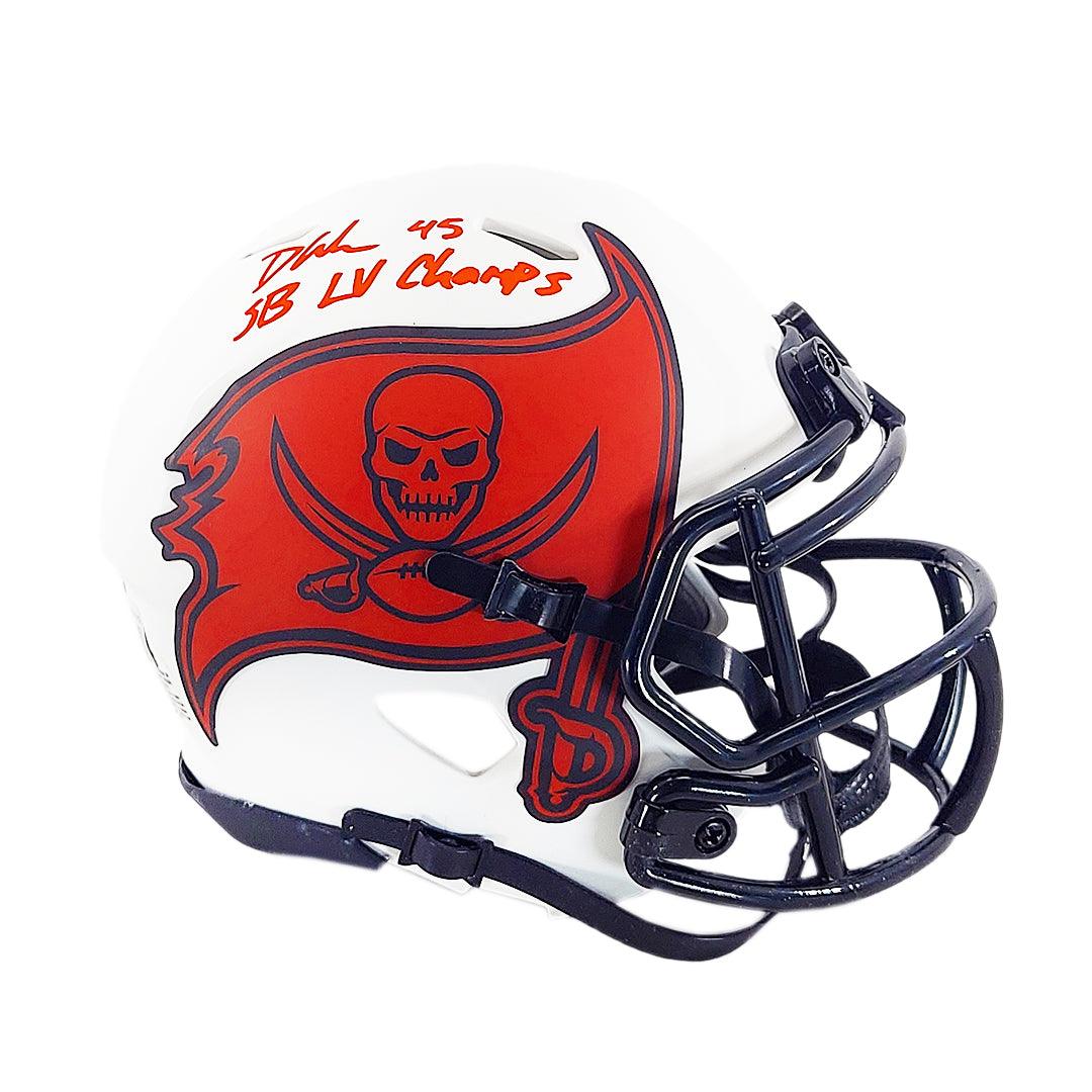 Devin White Signed SB LV Champs Inscription Tampa Bay Buccaneers Lunar ...