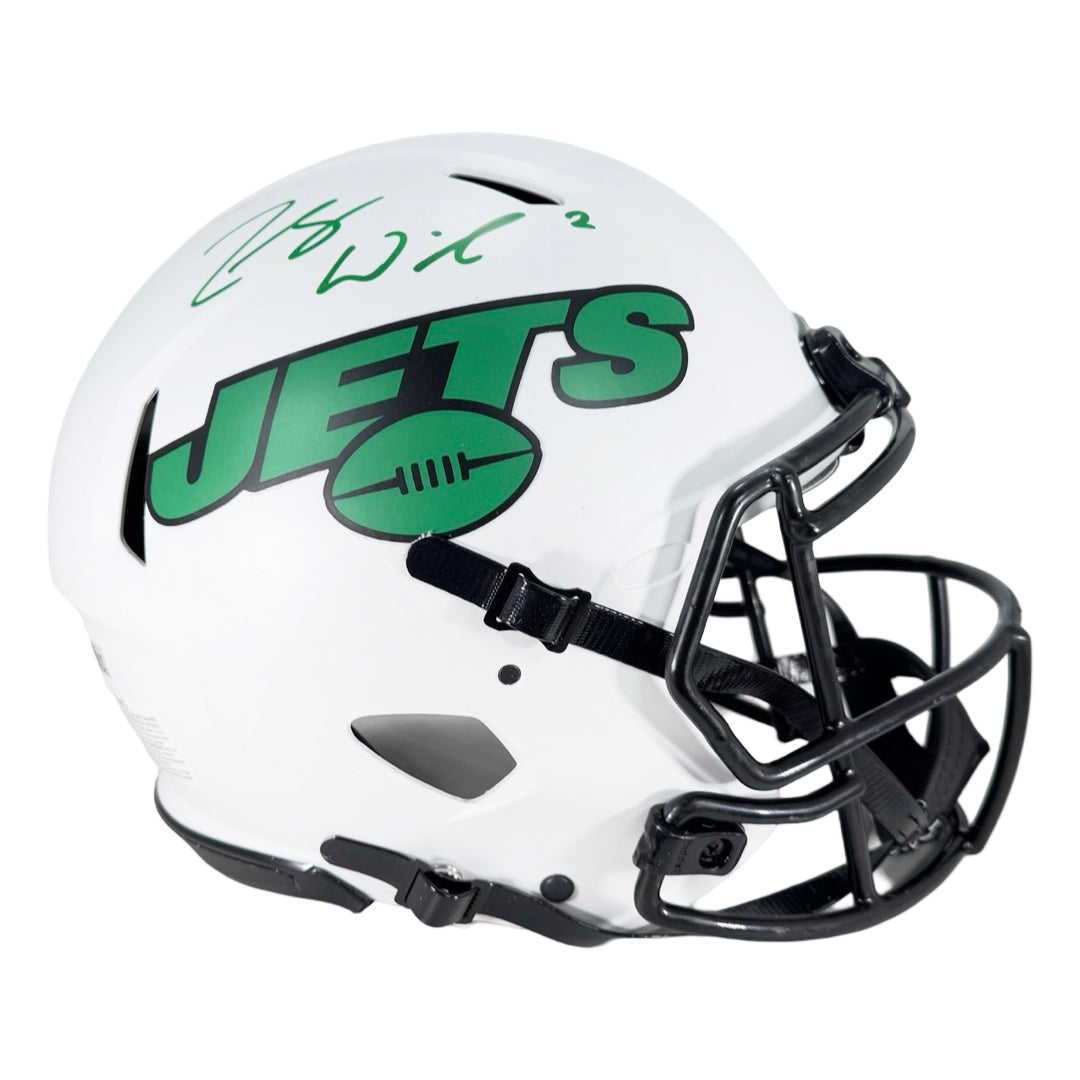 Zach Wilson Signed New York Jets Authentic Lunar Speed Full-Size Footb ...