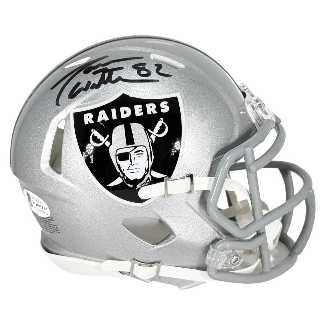 Jason Witten Signed Las Vegas Raiders Speed Mini Football Helmet (Beck ...