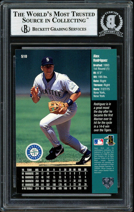 Alex Rodriguez Mariners Baseball Card