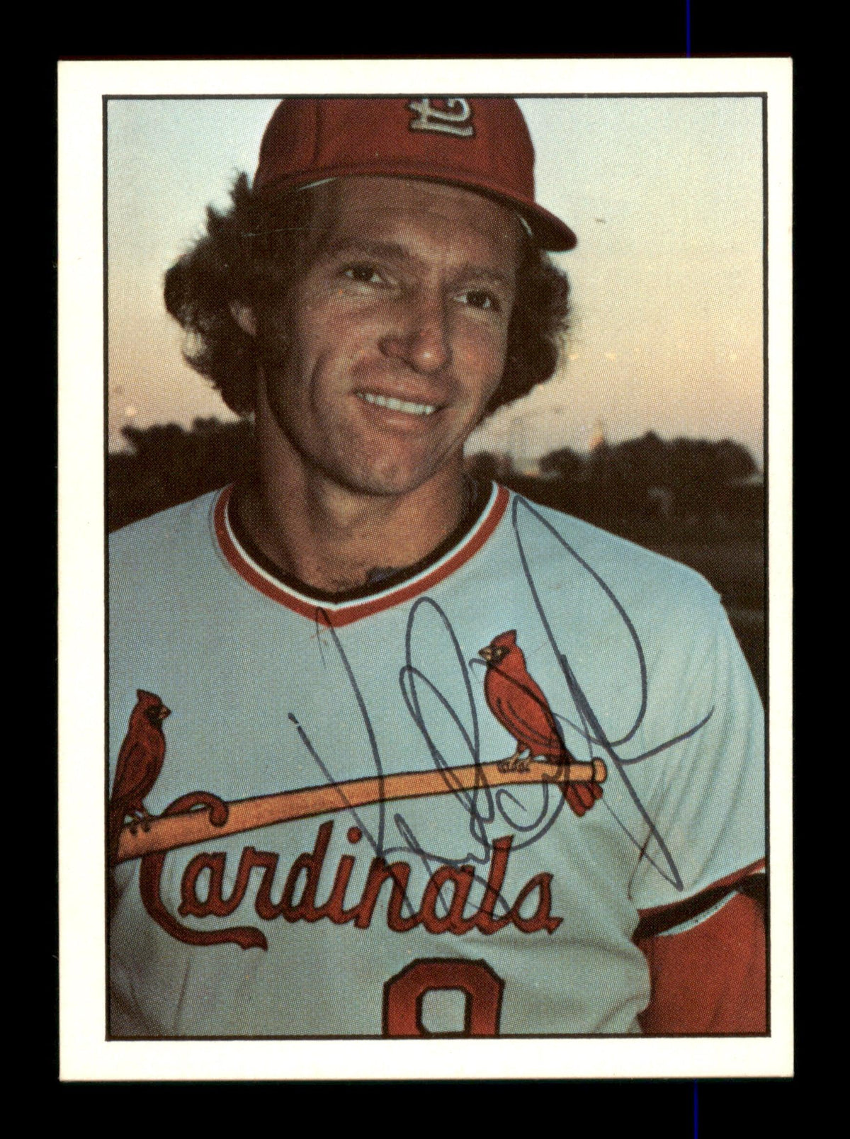 Ken Rudolph Autographed 1975 SSPC Card #287 St. Louis Cardinals SKU #2 ...