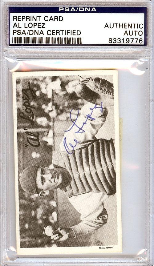 Al Lopez Autographed TCMA Reprint Card Pittsburgh Pirates PSA/DNA #833 ...