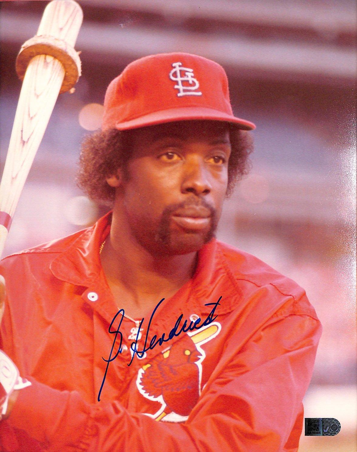 George Hendrick Signed 8x10 (AIV AA16986) — RSA