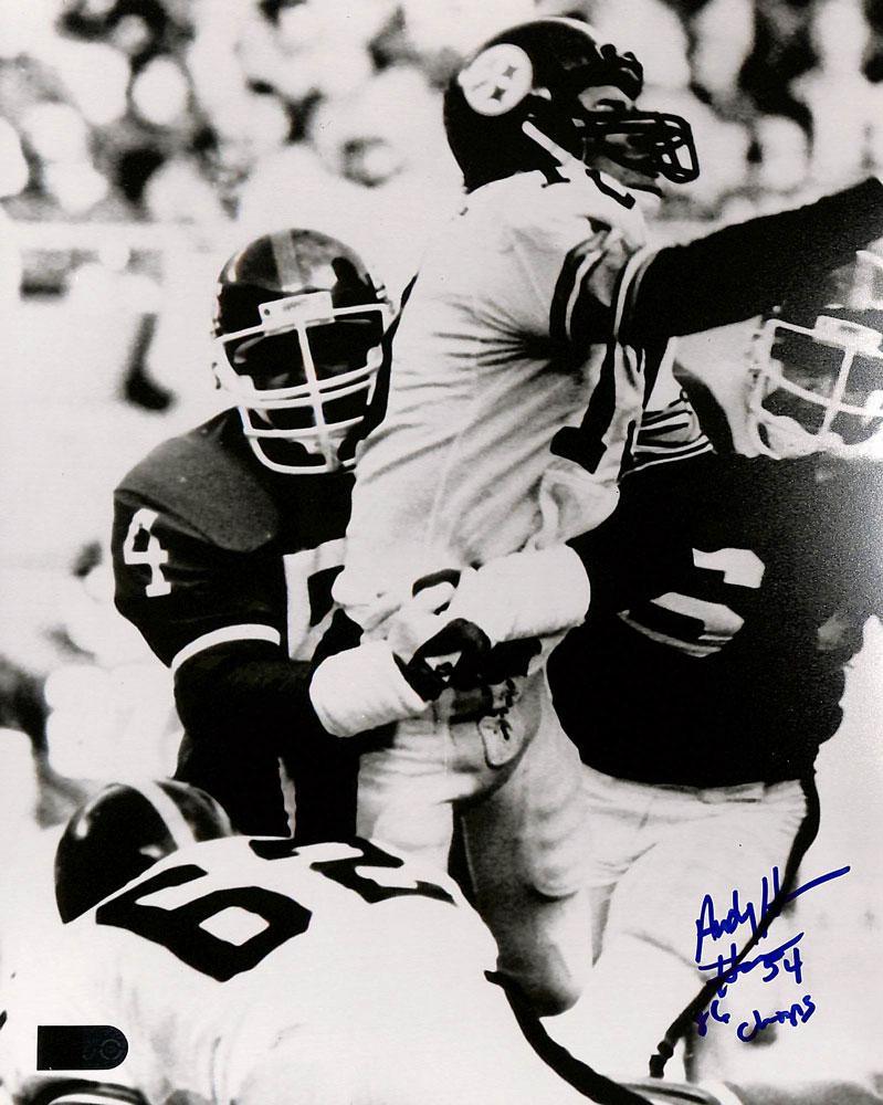 Andy Headen Signed And Inscribed #54 1986 SB Champs 8x10 (AIV AA18125 ...