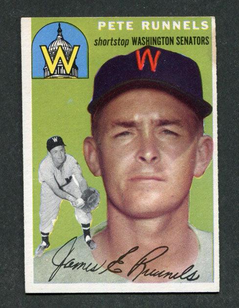 1954 Topps #6 Pete Runnels Washington Senators Baseball Card — RSA