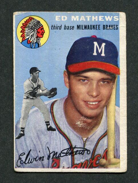 Eddie Mathews Rookie Card