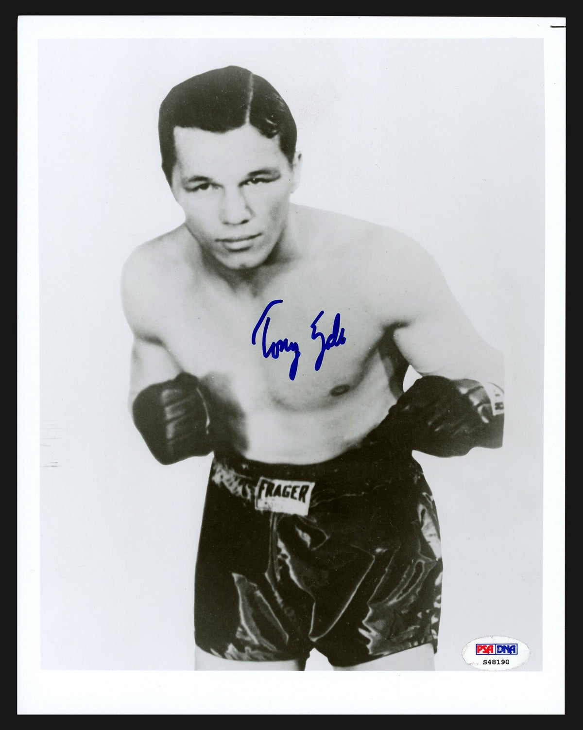 Tony Zale Autographed 8X10 Photo PSA/DNA Stock #208930 — RSA