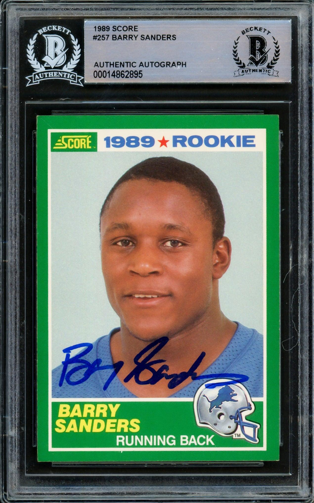 Signed & Autographed Football Card Singles — RSA