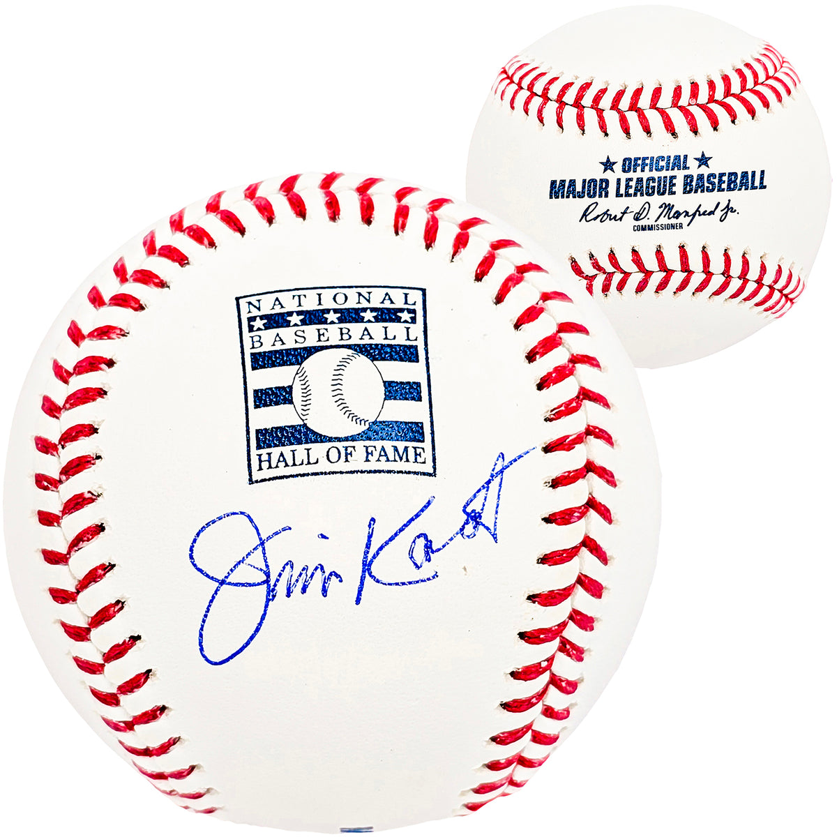 Jim Kaat Autographed Official Hall Of Fame HOF Logo Baseball New York — RSA