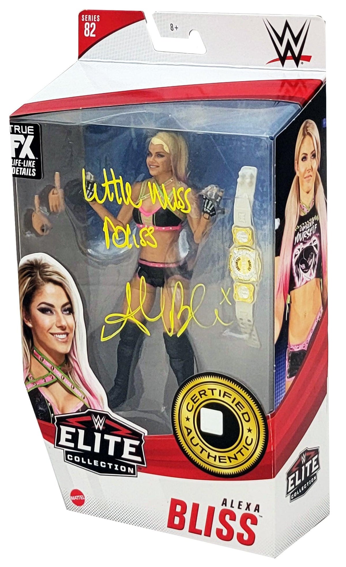 Alexa Bliss Autographed WWE Elite Collection #82 Action Figure "Little ...