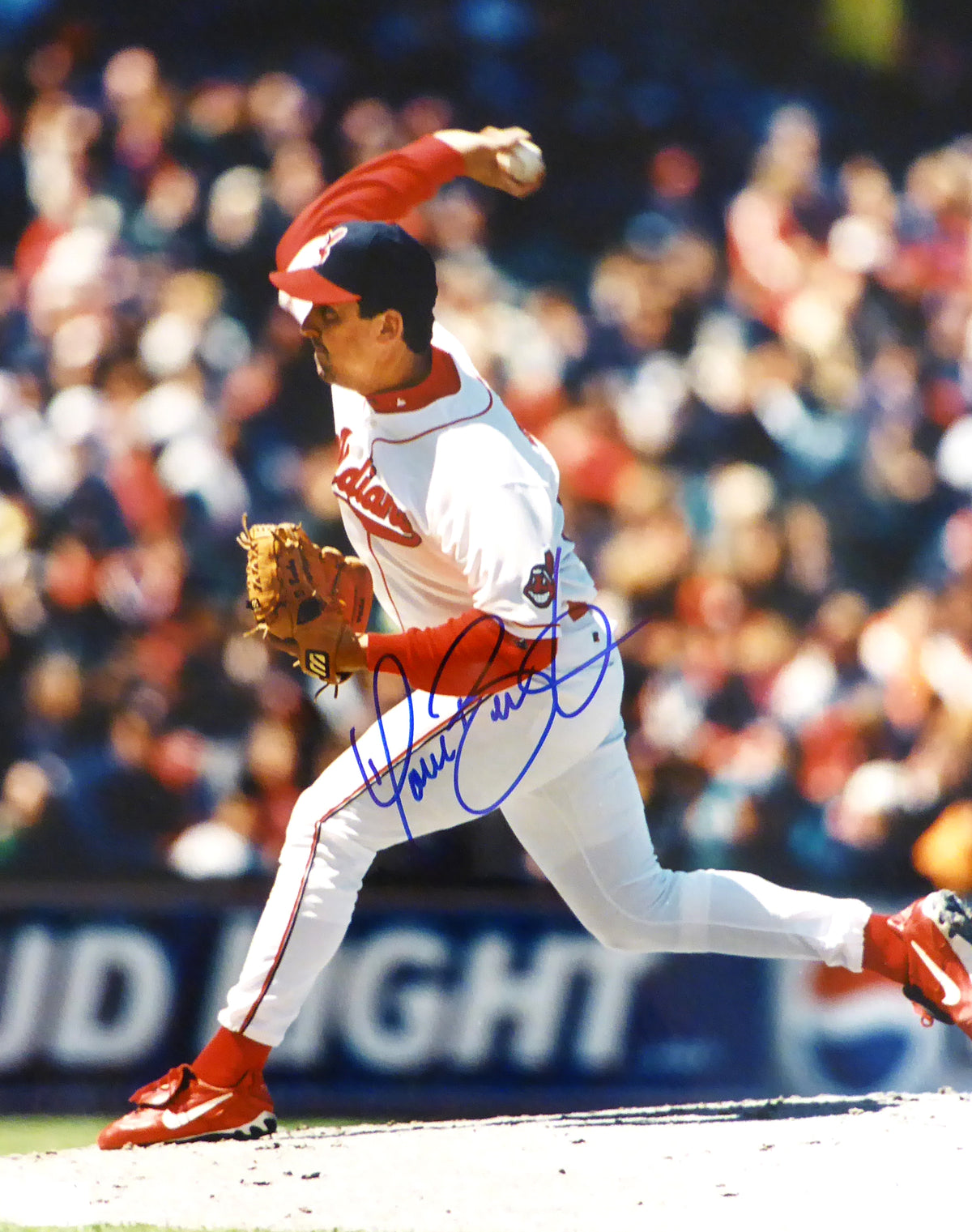 Dave Burba Autographed 16x20 Photo Cleveland Indians SKU #214220 — RSA