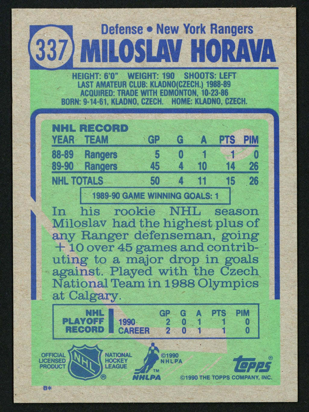 1990s Hockey Cards - Sports Card Singles — RSA