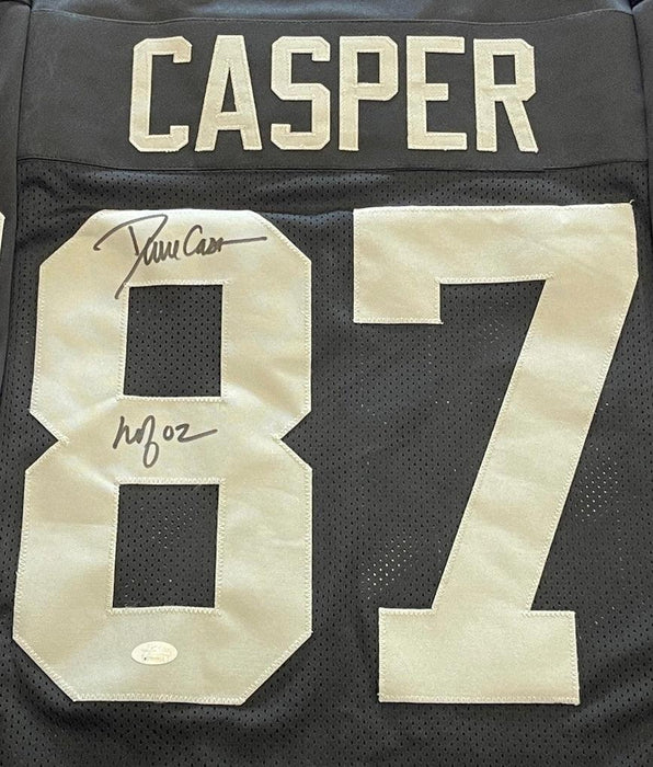 Dave Casper Signed Las Vegas Black Football Jersey (JSA) — RSA