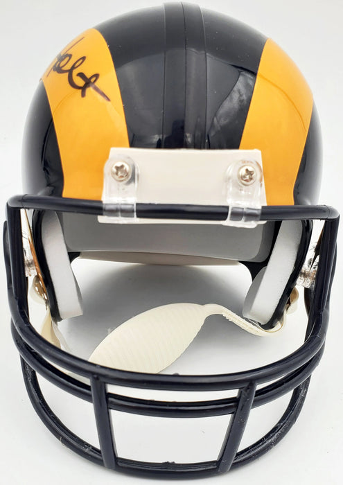 Torry Holt Signed St Louis Rams Mini Football Helmet (Beckett) — RSA