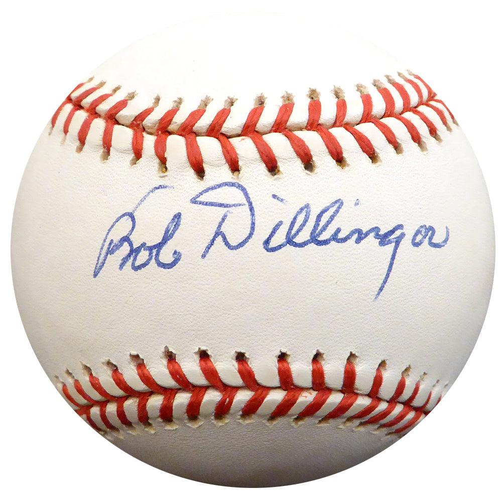 Bob Dillinger Autographed Official NL Baseball St. Louis Browns Becket ...