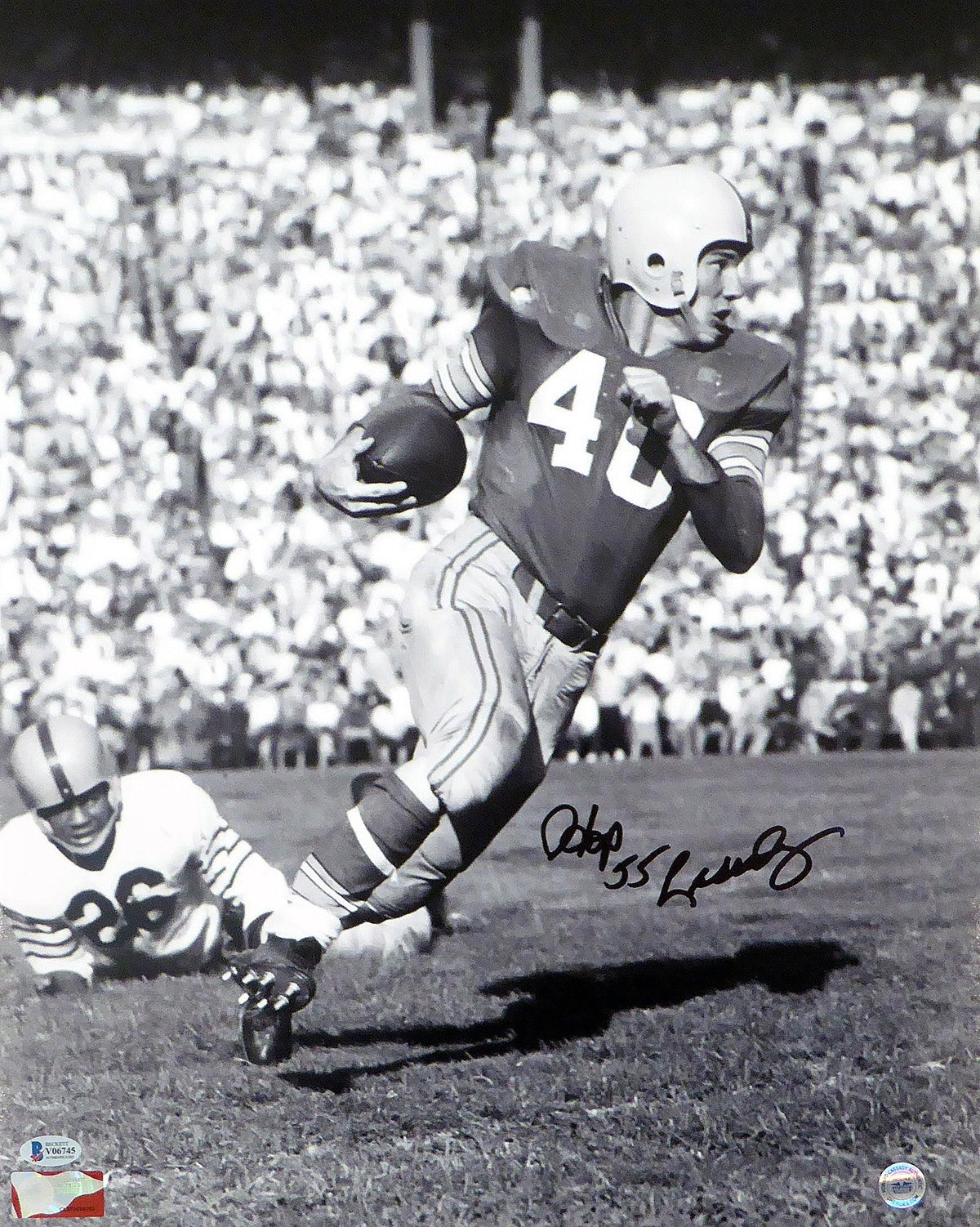 Howard "Hopalong" Cassidy Autographed 16x20 Photo Ohio State Buckeyes — RSA
