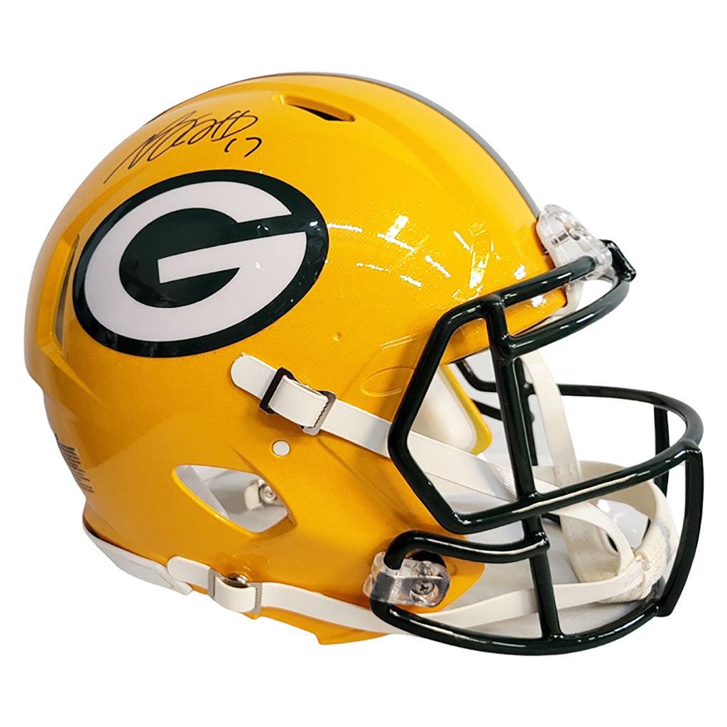 Davante Adams Signed Green Bay Packers Authentic Speed Full-Size Footb ...