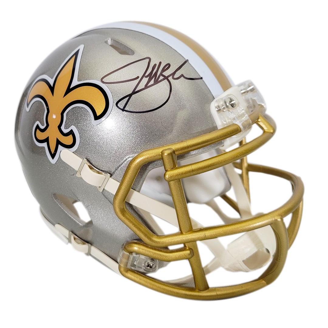 Jeff Blake Signed New Orleans Saints Flash Speed Mini Football Helmet — RSA
