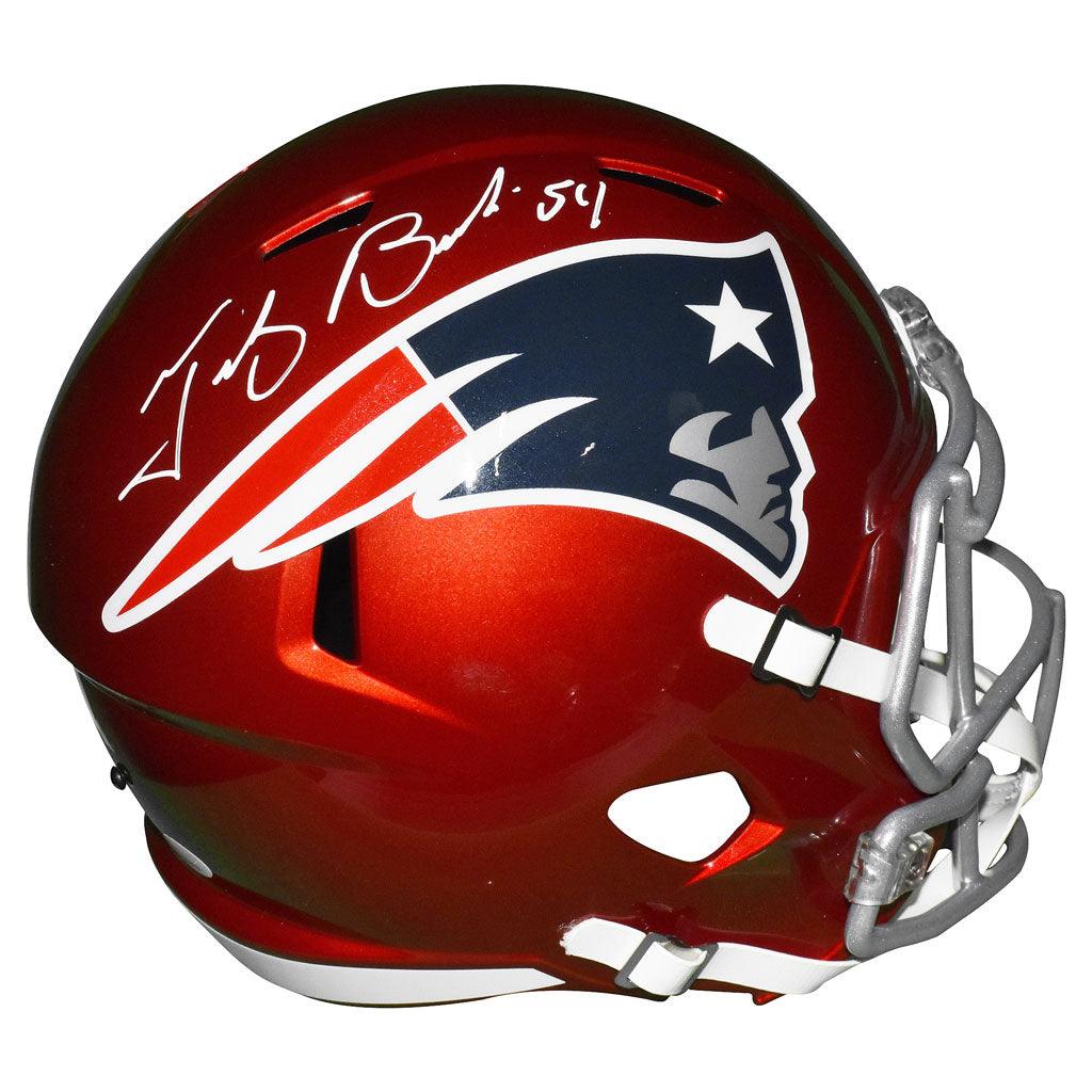 Tedy Bruschi Signed New England Patriots Flash Speed Full-Size Replica ...
