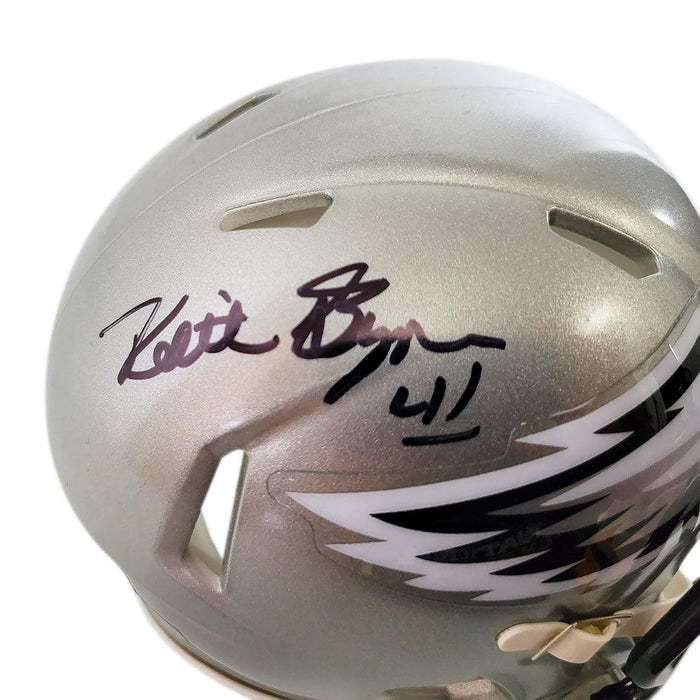 Keith Byars Signed Philadelphia Eagles Flash Speed Mini Replica Footba ...