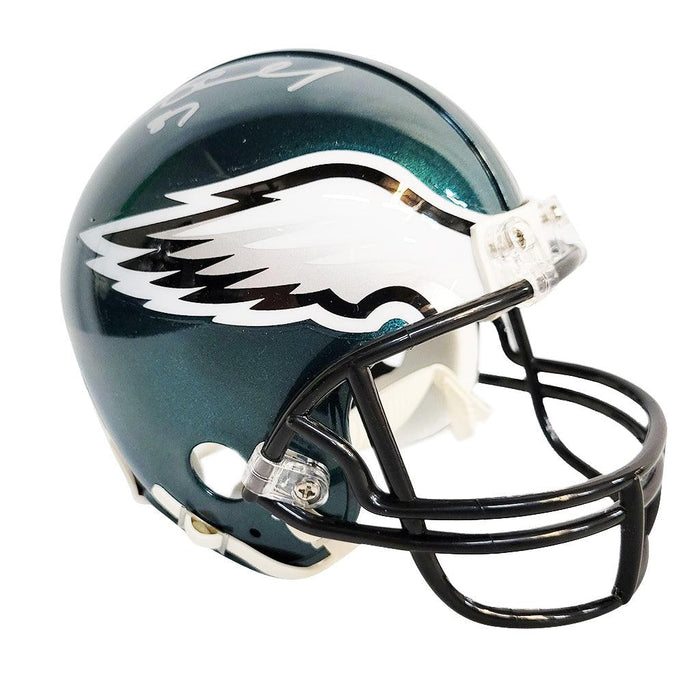 Brent Celek Signed Philadelphia Eagles Mini Replica Football Helmet (J ...