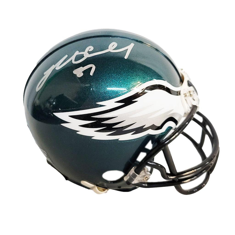 Brent Celek Signed Philadelphia Eagles Mini Replica Football Helmet (J ...