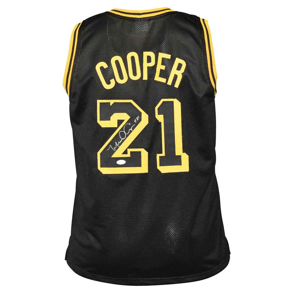 Michael Cooper Signed Los Angeles Black Basketball Jersey (JSA) — RSA
