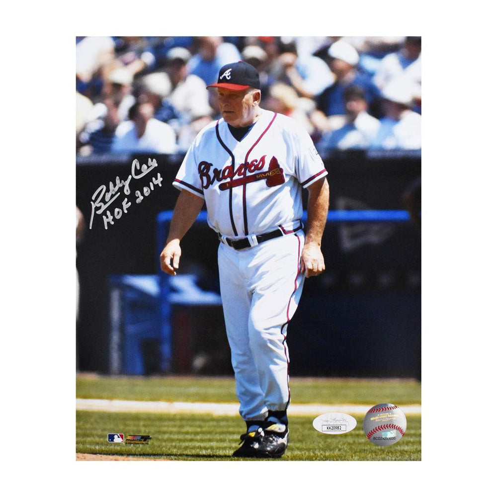 Bobby Cox Signed HOF 2014 Inscription Atlanta Braves 8x10 Photo (JSA) — RSA