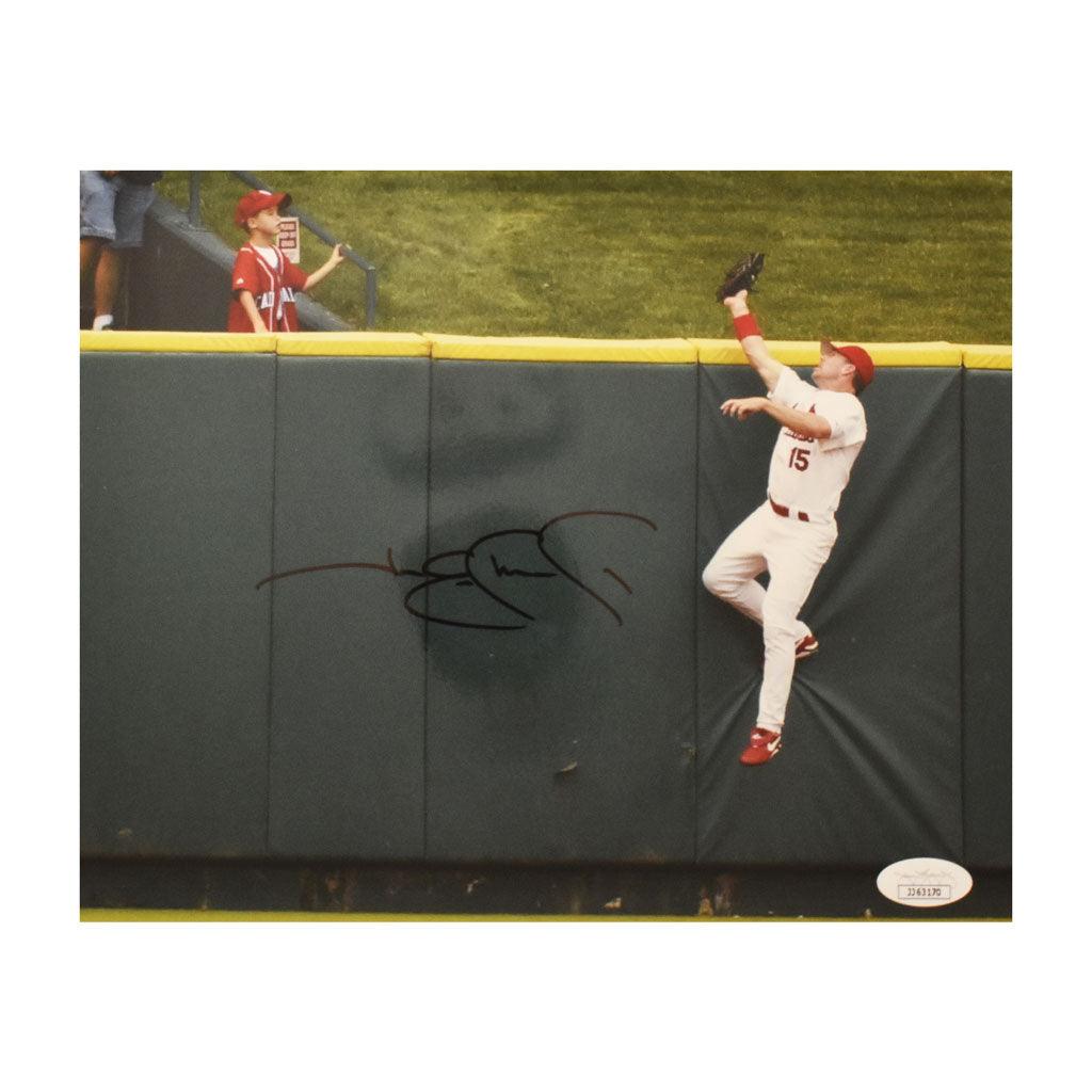 Jim Edmonds Signed St Louis Cardinals Back Wall 8x10 Photo (JSA) — RSA