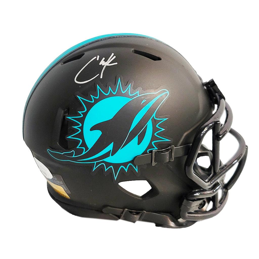 Chase Edmonds Signed Miami Dolphins Eclipse Speed Mini Replica Footbal ...