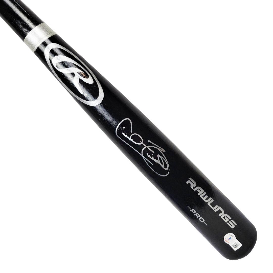 Cecil Fielder Signed Rawlings Black Baseball Bat (JSA) — RSA